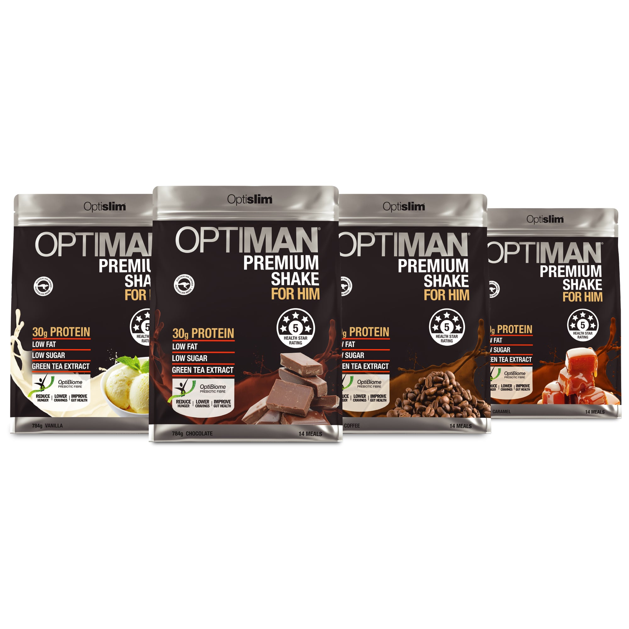 Optiman For Him Shakes Bundle | Optislim NZ