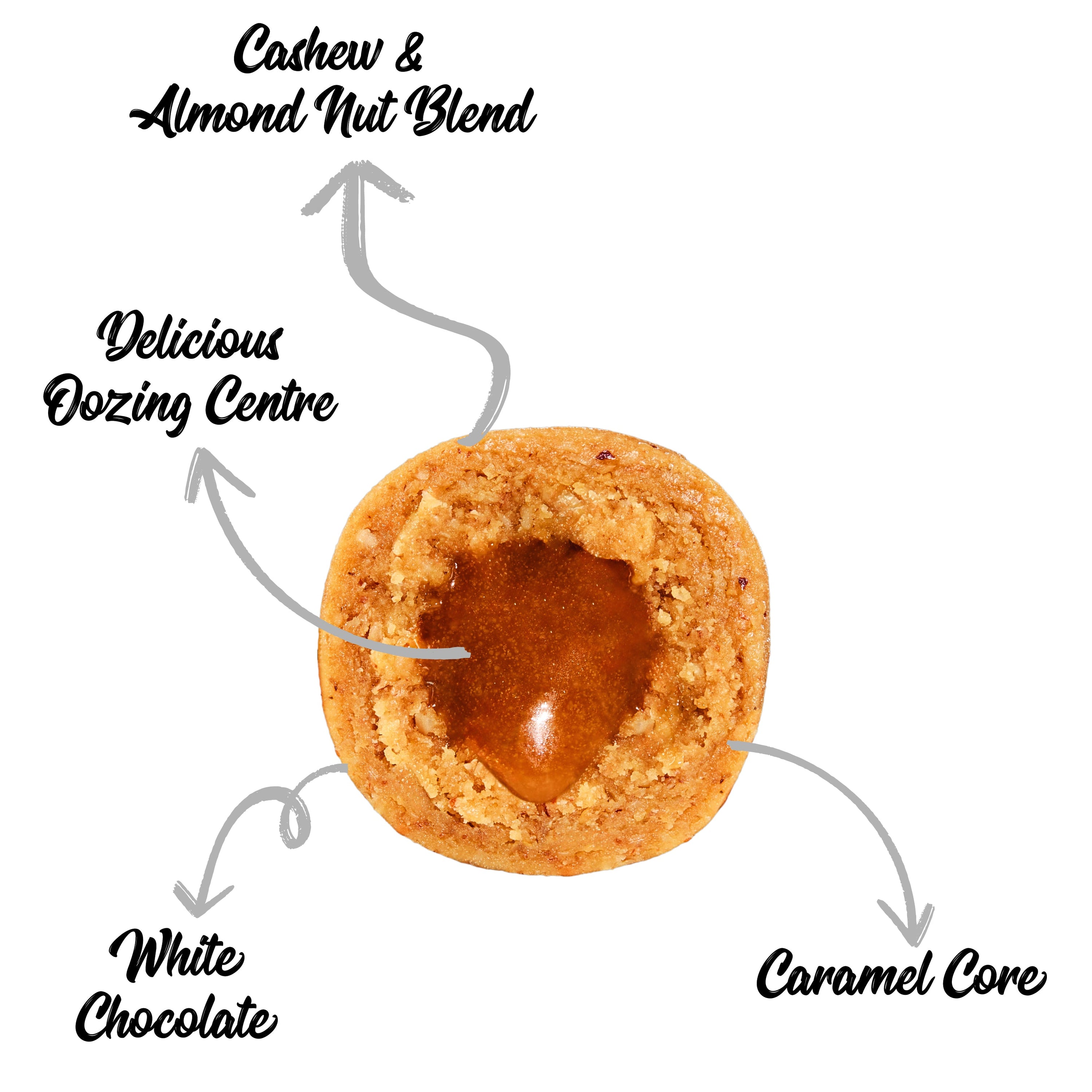 SNACK2GO Snack Bites White Choc Caramel - 4 Snacks | Optislim