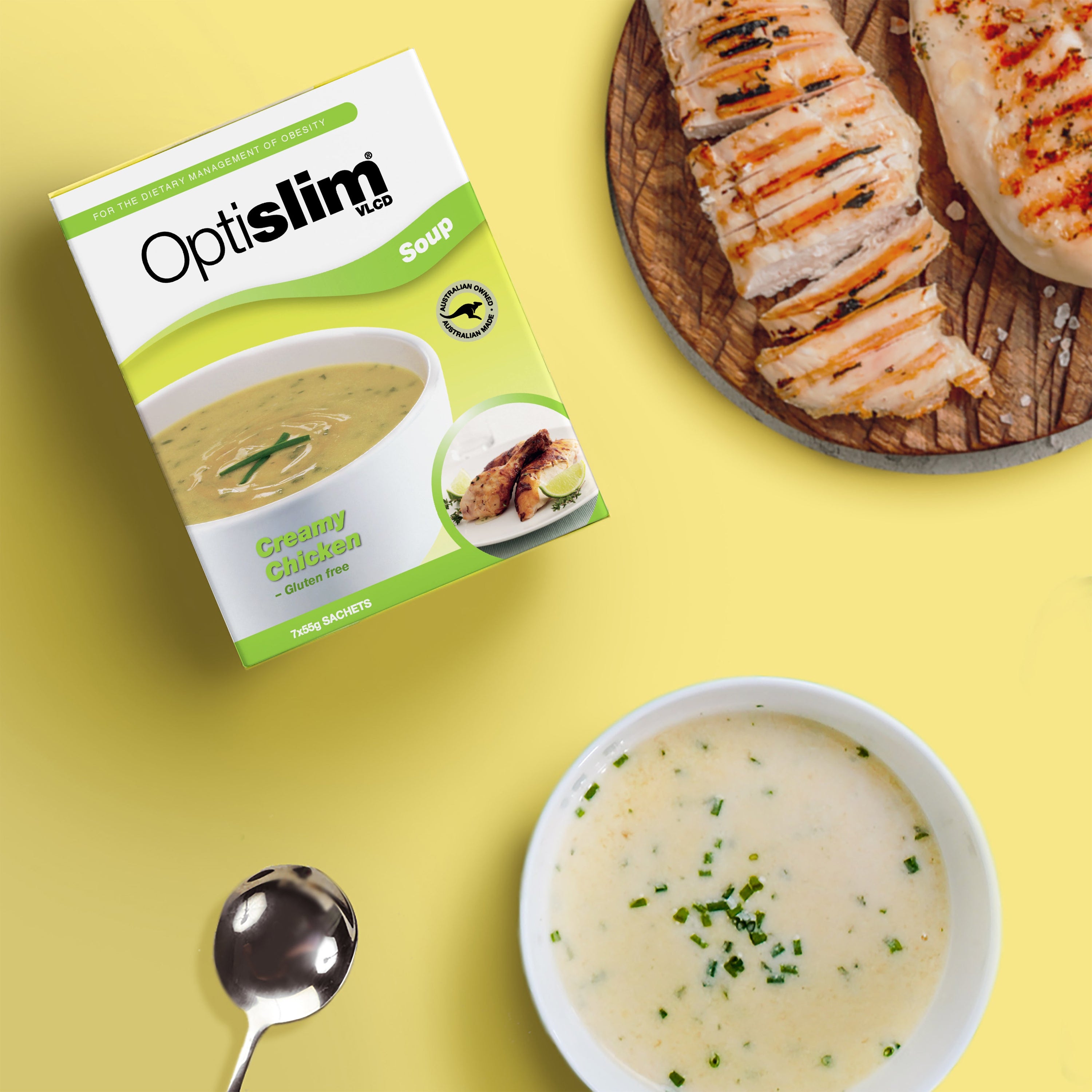 VLCD Soup Creamy Chicken - 7 Meals | Optislim