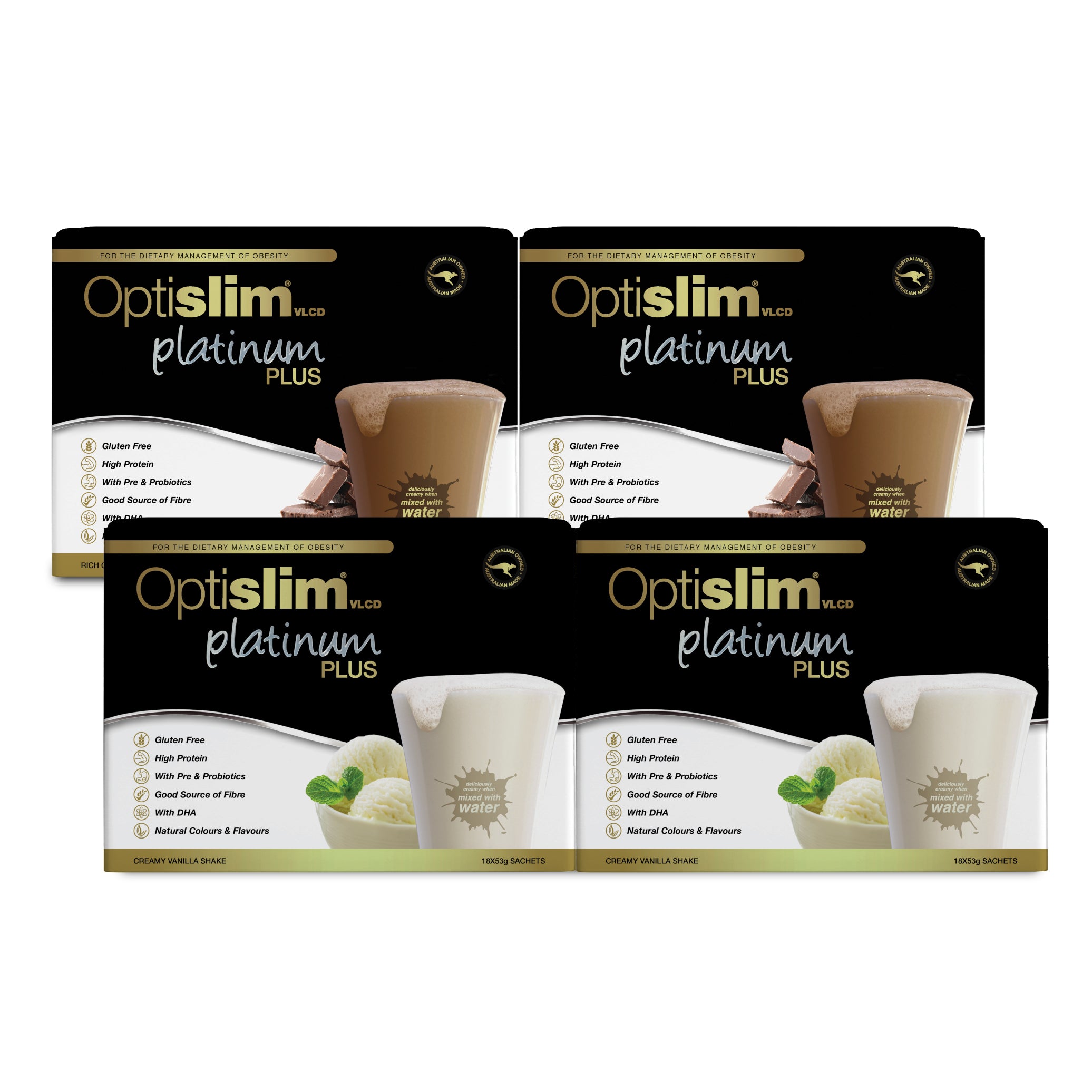 Platinum Plus Shakes Bundle | Optislim NZ