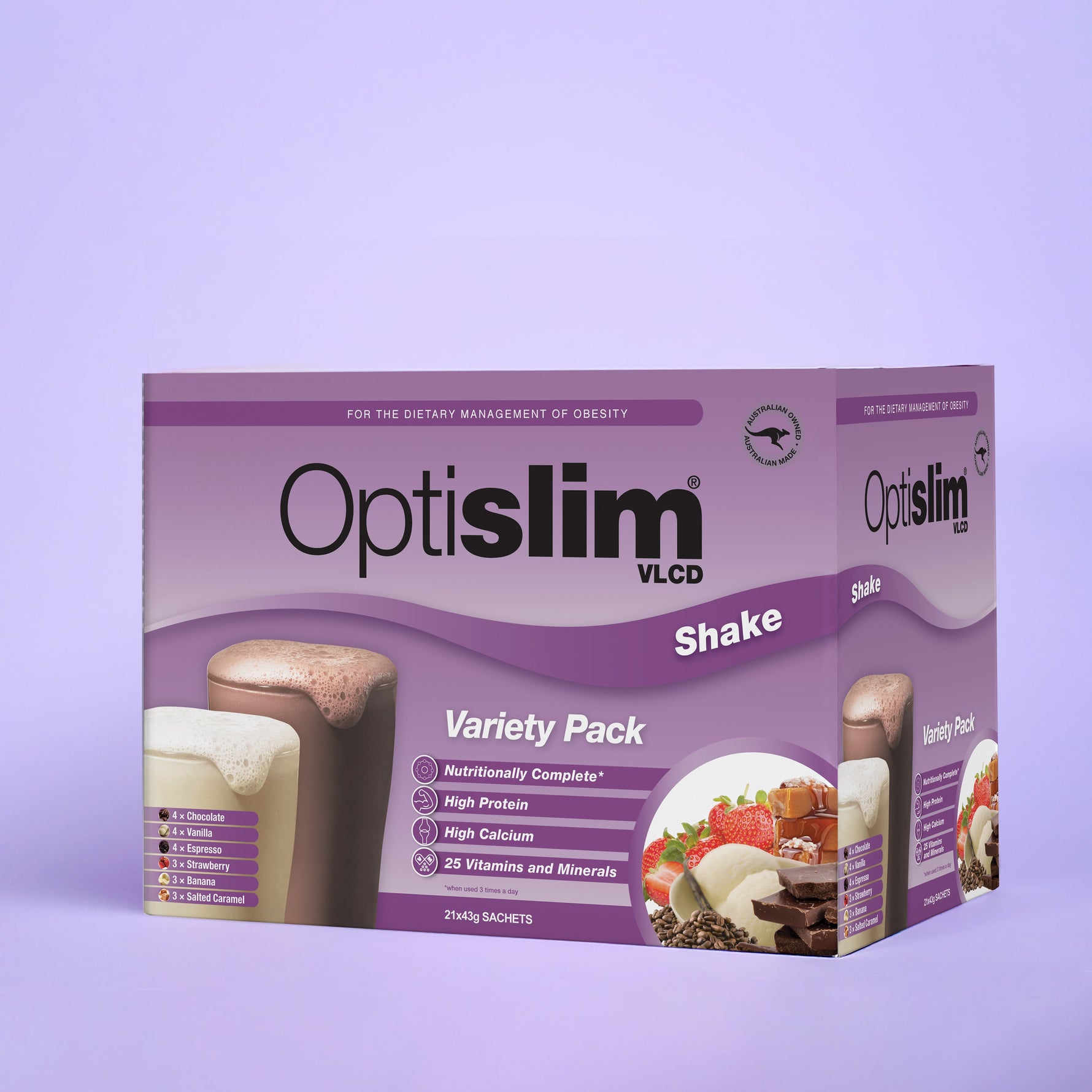 Optislim VLCD Meal Replacement Shake Chocolate (21x40g) – OptiSlim ...