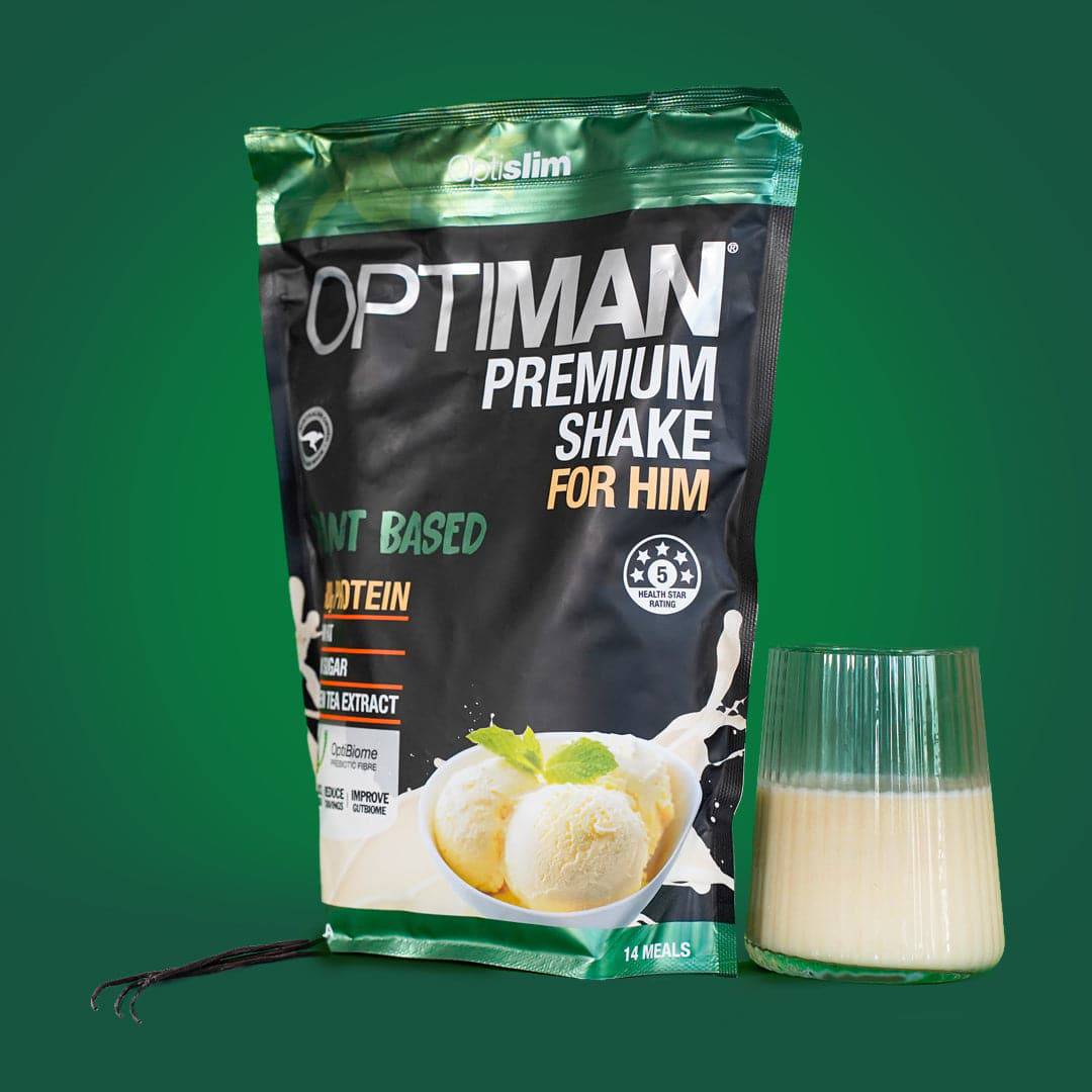 Optiman For Him | Plant-Based Vanilla Shake